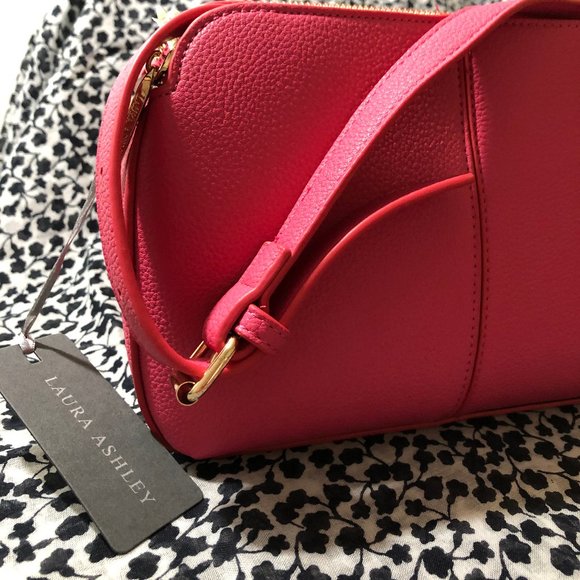 Laura Ashley | Bags | Laura Ashley Hot Pink Cross Body Handbag | Poshmark